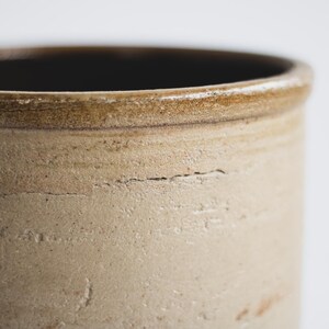 Antique Salt Glazed Crock, 1 Gallon Stoneware Crock, Modern Farmhouse ...