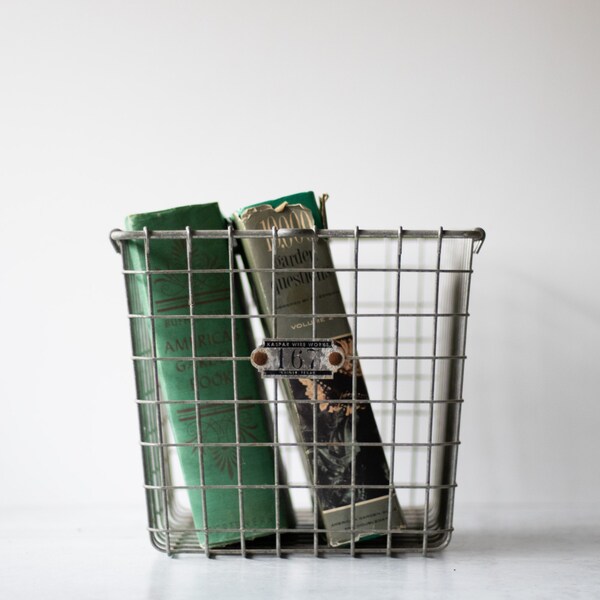Metal Wall Basket - Etsy