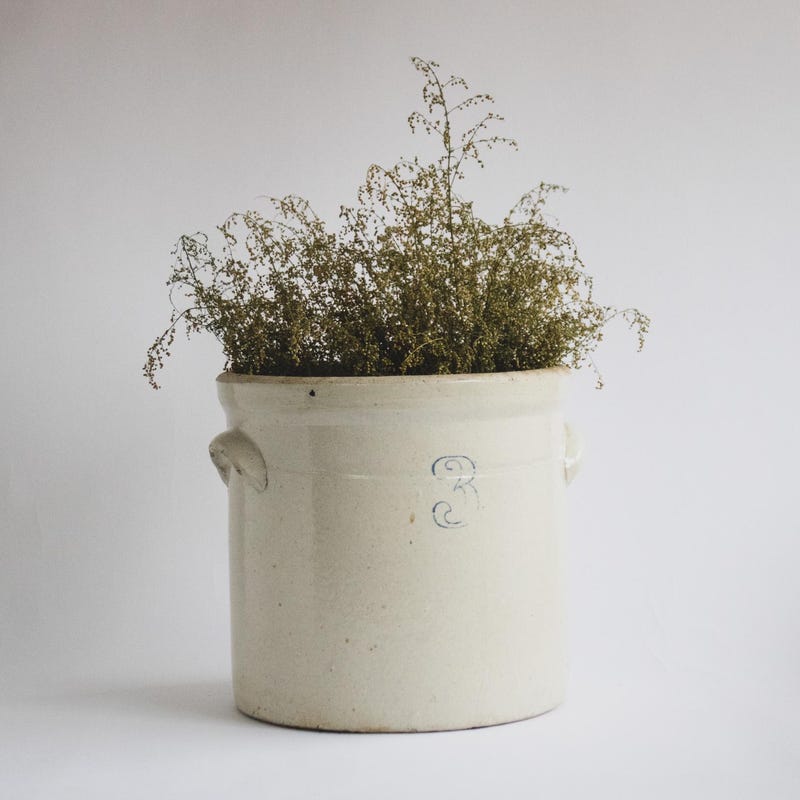 Large Antique Crock - Etsy