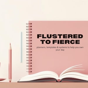 Fierce Five Goal Tracker Printable – Weekly Focus Planner, Digital Goal ...