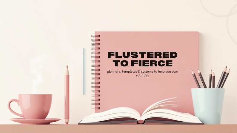 Fierce Five Goal Tracker Printable – Weekly Focus Planner, Digital Goal ...