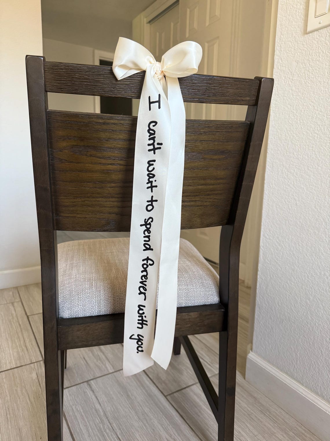 Wedding Ribbons | Reserved Seat Sign | Bride and Groom Ribbons | Bow ...