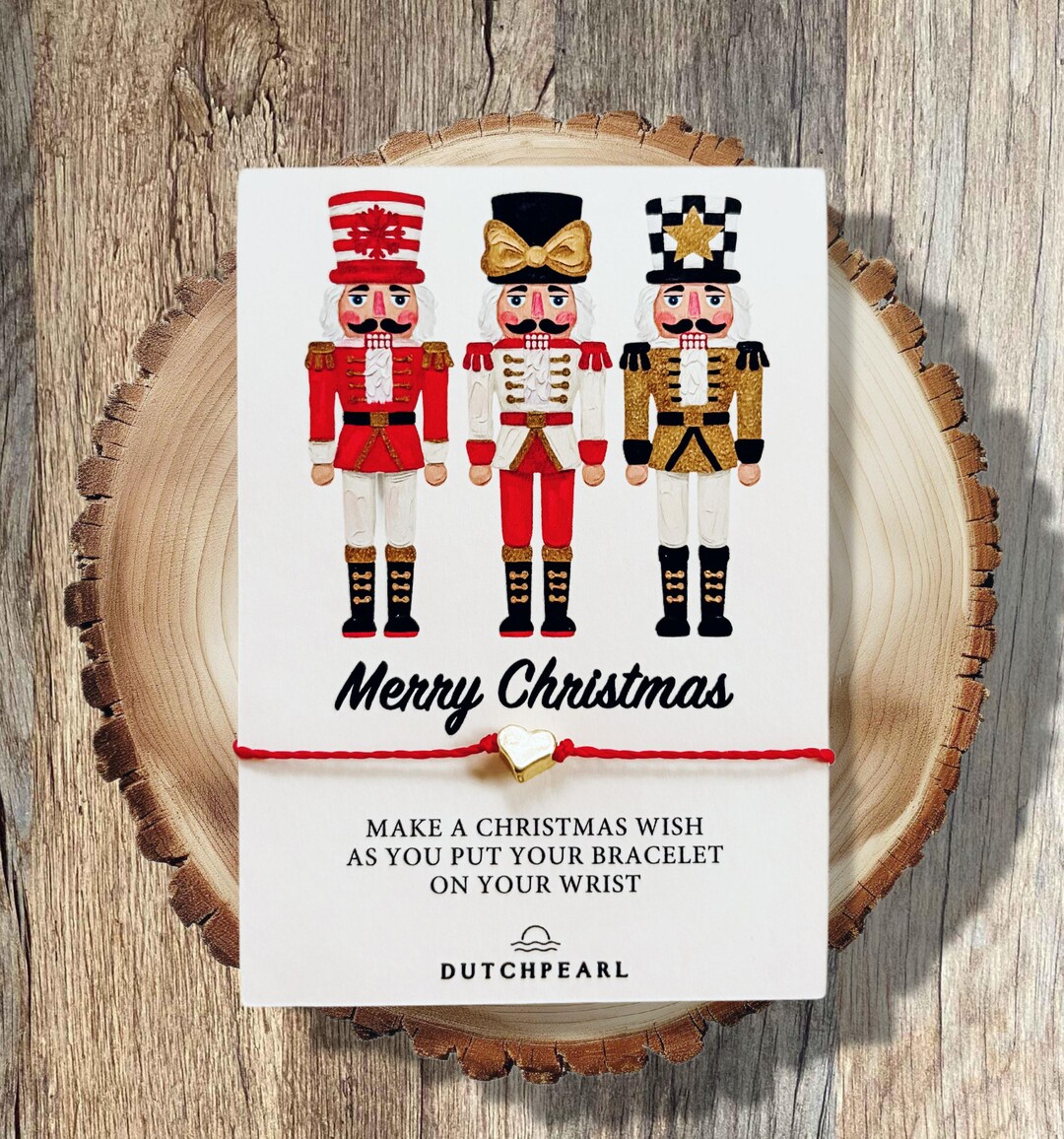 10 Nutcracker Wish Bracelets Set – Christmas Friendship Charm Bracelets ...