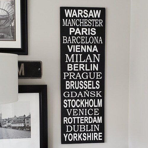 CUSTOM Subway Sign Art Custom Wall Art Personalized Subway | Etsy