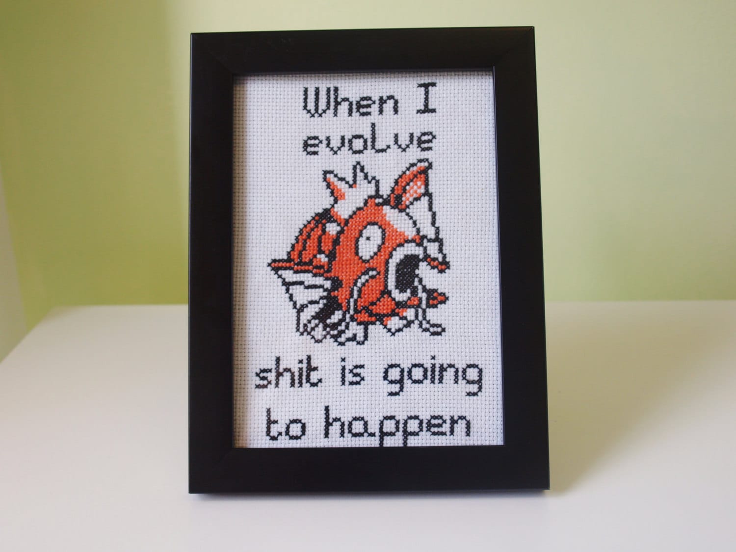 Magikarp Pokemon Funny Counted Cross Stitch Pattern Mature - Etsy