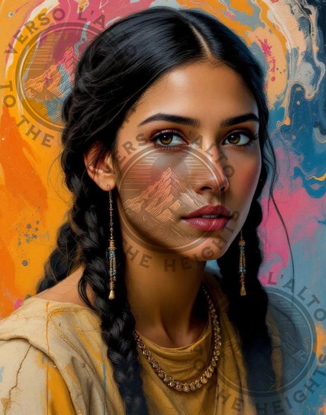 St. Kateri Tekawitha Watercolor Art Print: Catholic Saints, Lily of the ...