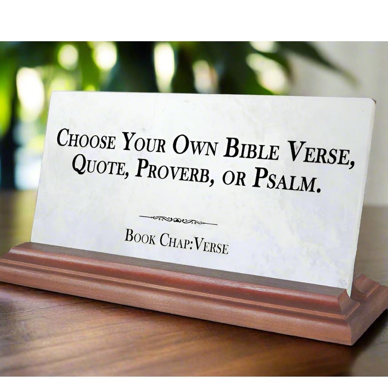 Scripture Shelf Plaque - Etsy