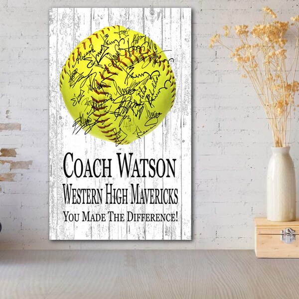 Softball Coach - Etsy