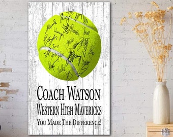 Tennis Coach Gift | Etsy