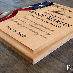 Recognition Award Plaque for Military, Government, Law Enforcement ...