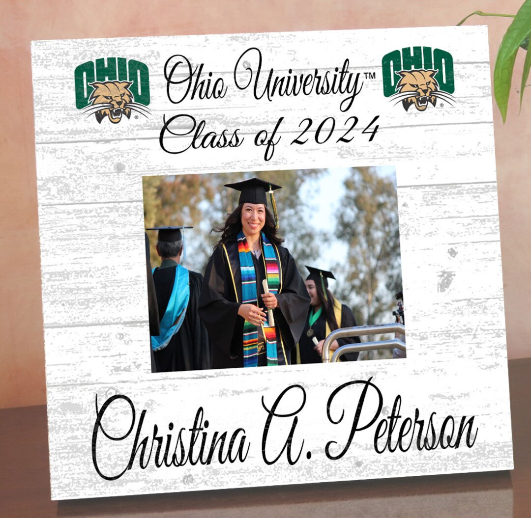 Ohio University Graduation Photo Plaque: Personalized Bobcats Gift - Etsy