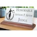Judge Desk Nameplate - Custom Judicial Judgeship Appointment Gift ...