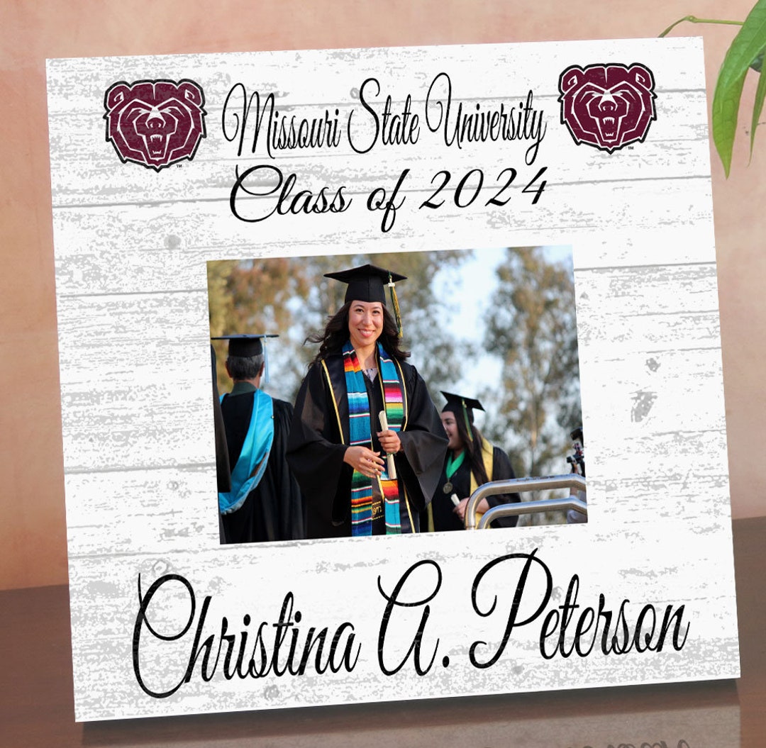 Missouri State Frame With Printed Photo Graduation Class Year Frame ...