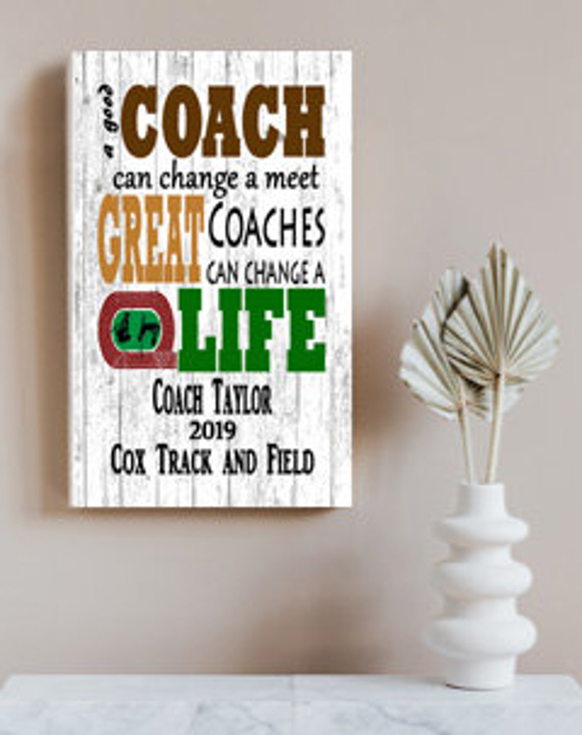Personalized Track Coach Gift Plaque CUSTOM Track and Field - Etsy