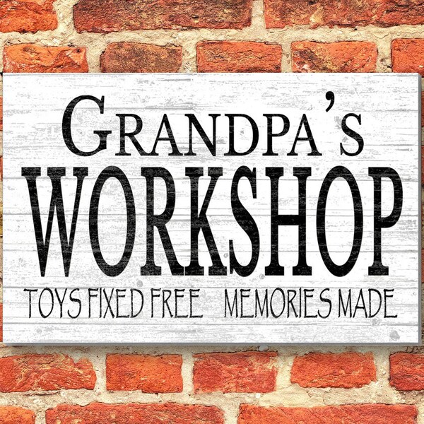 Workshop Sign - Etsy