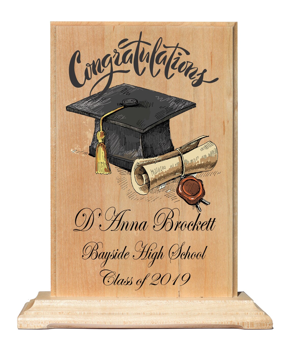 Custom Graduation Gift Unique Personalized High School or - Etsy
