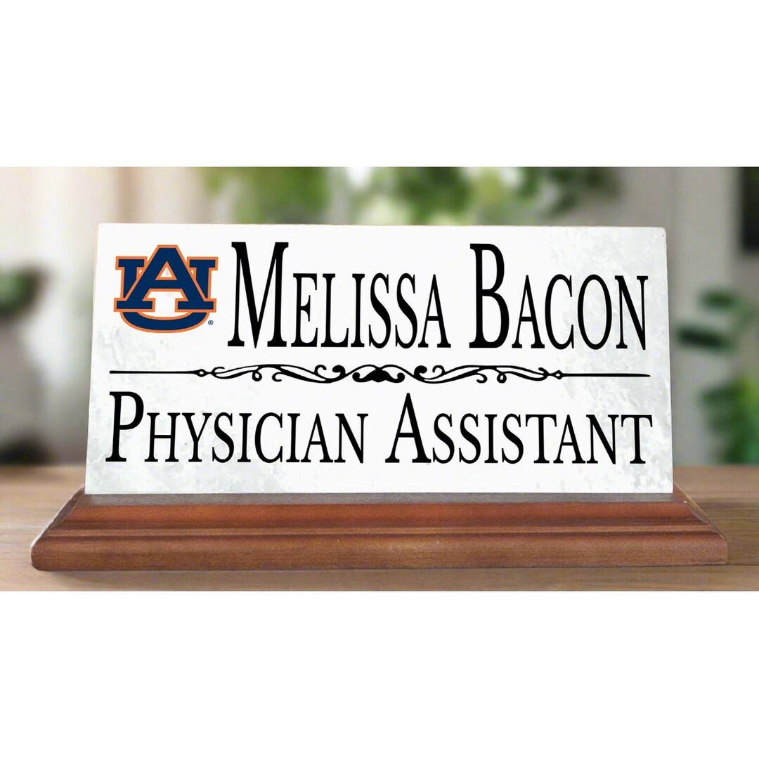 Auburn University Nameplate for Desk, Shelf, or Office for Alumni or ...