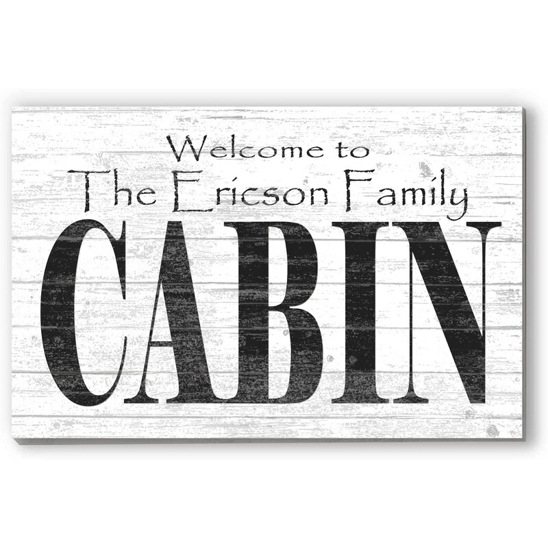 Custom Cabin Signs - Etsy