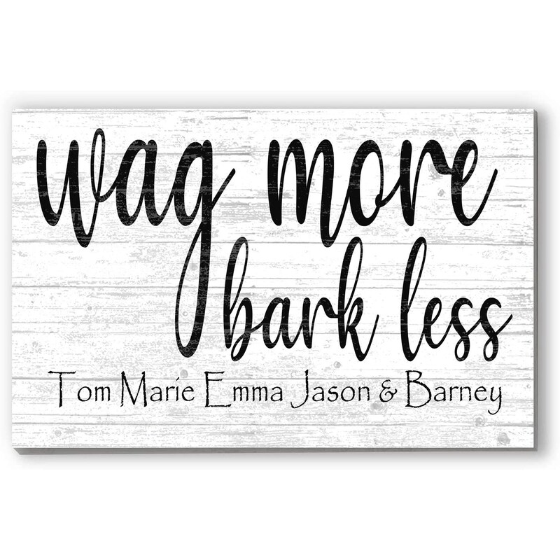 Wag More Bark Less - Etsy