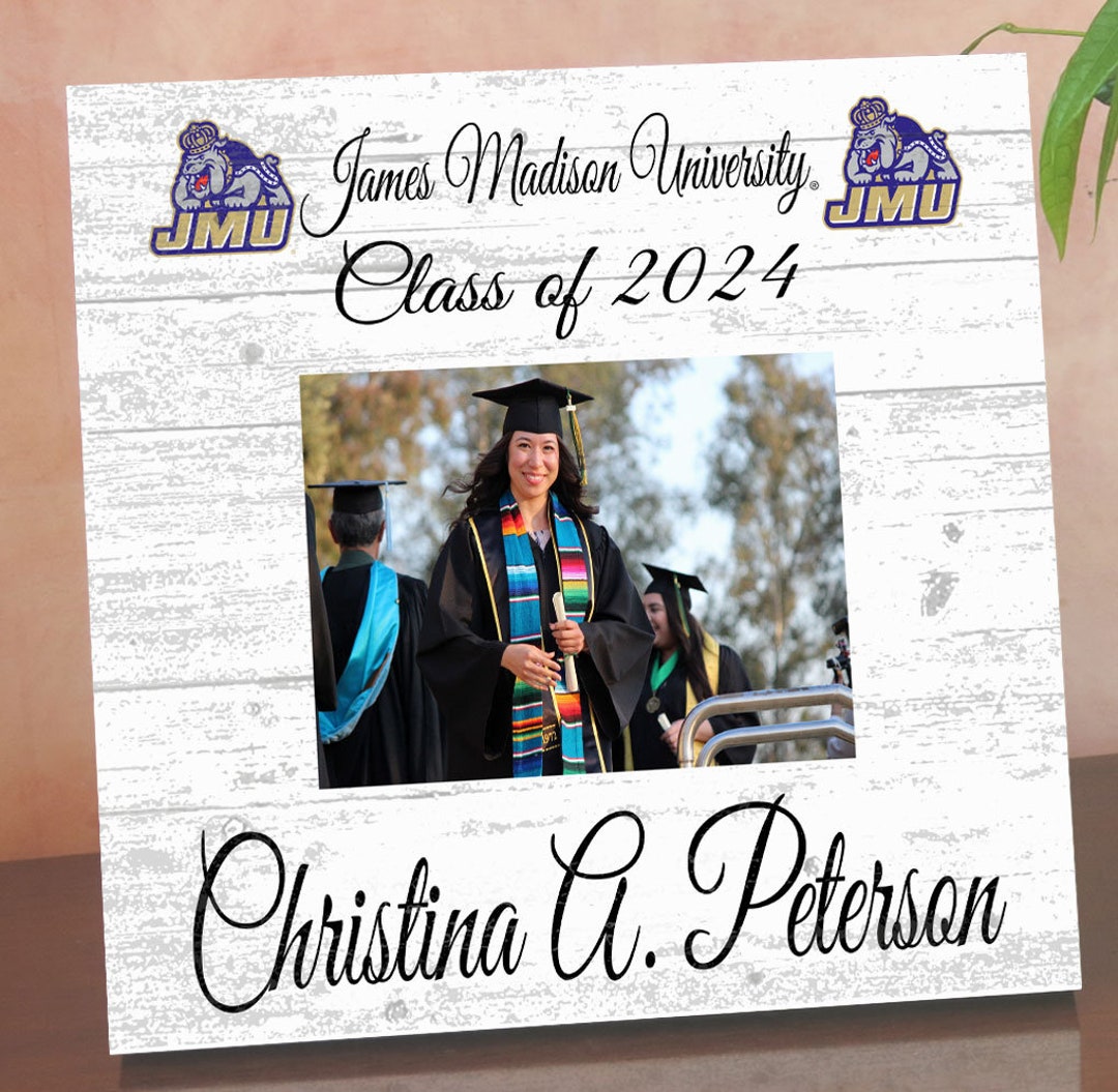 JMU Frame With Printed Photo James Madison University Graduation Class ...