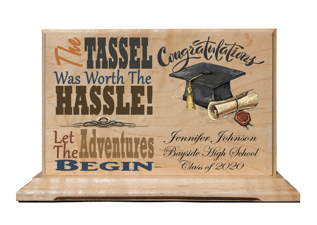 Custom Graduation Gift Personalized Congratulations Gift for High ...