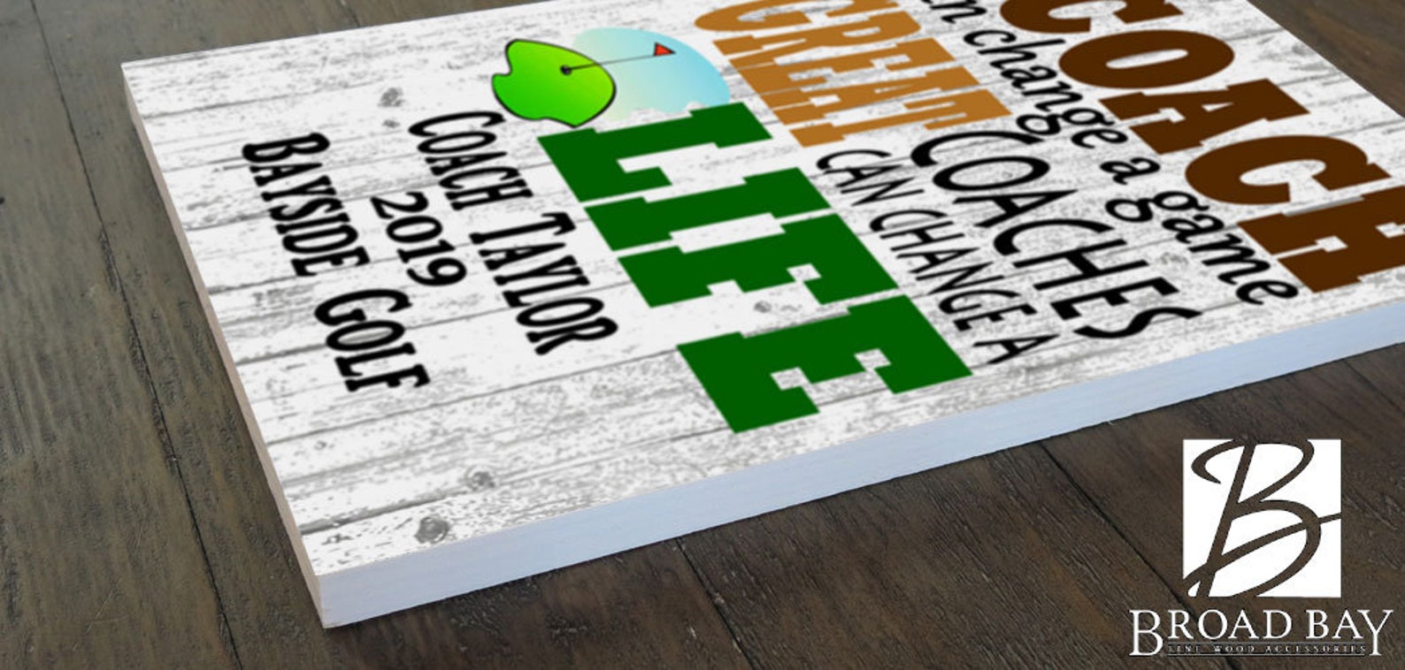 Personalized Golf Coach Gift CUSTOM Golf Coach's Sign Team - Etsy