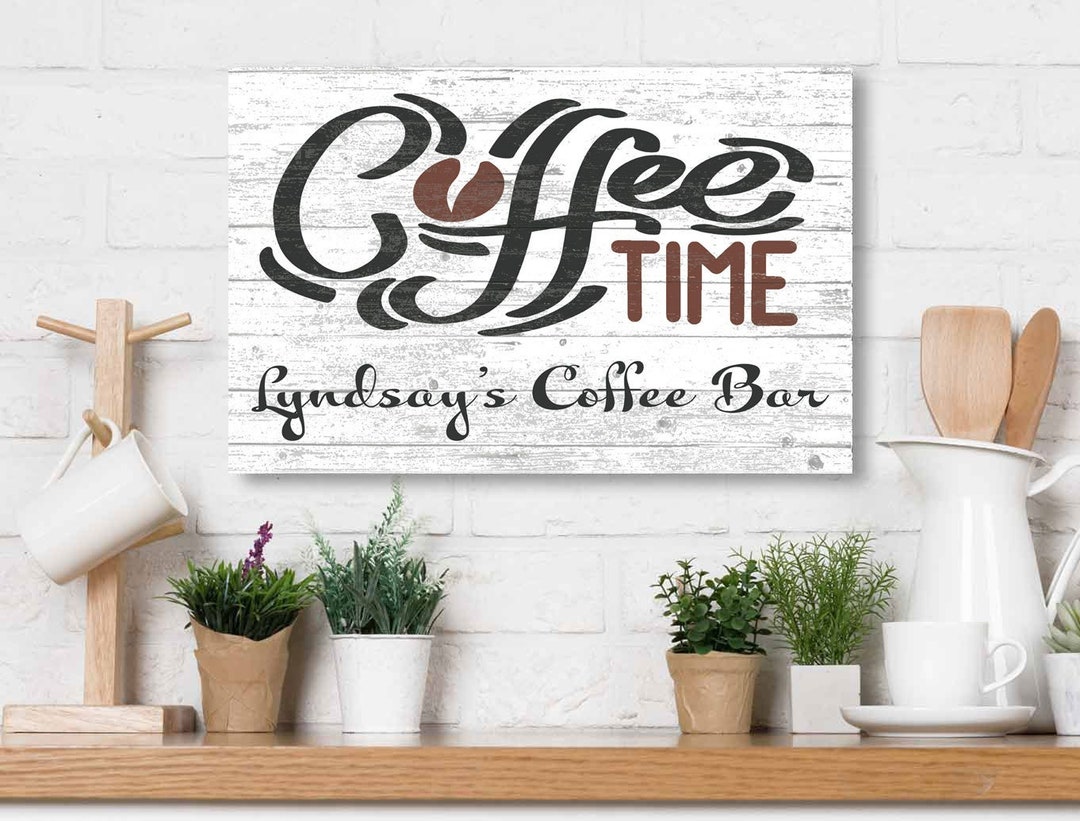 Custom Coffee Sign Wall Decoration for Coffee Bar or Kitchen A - Etsy.de