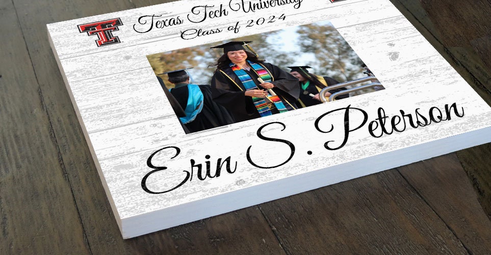 Texas Tech University Frame Adjacent Plaque With Printed Photo - TTU ...