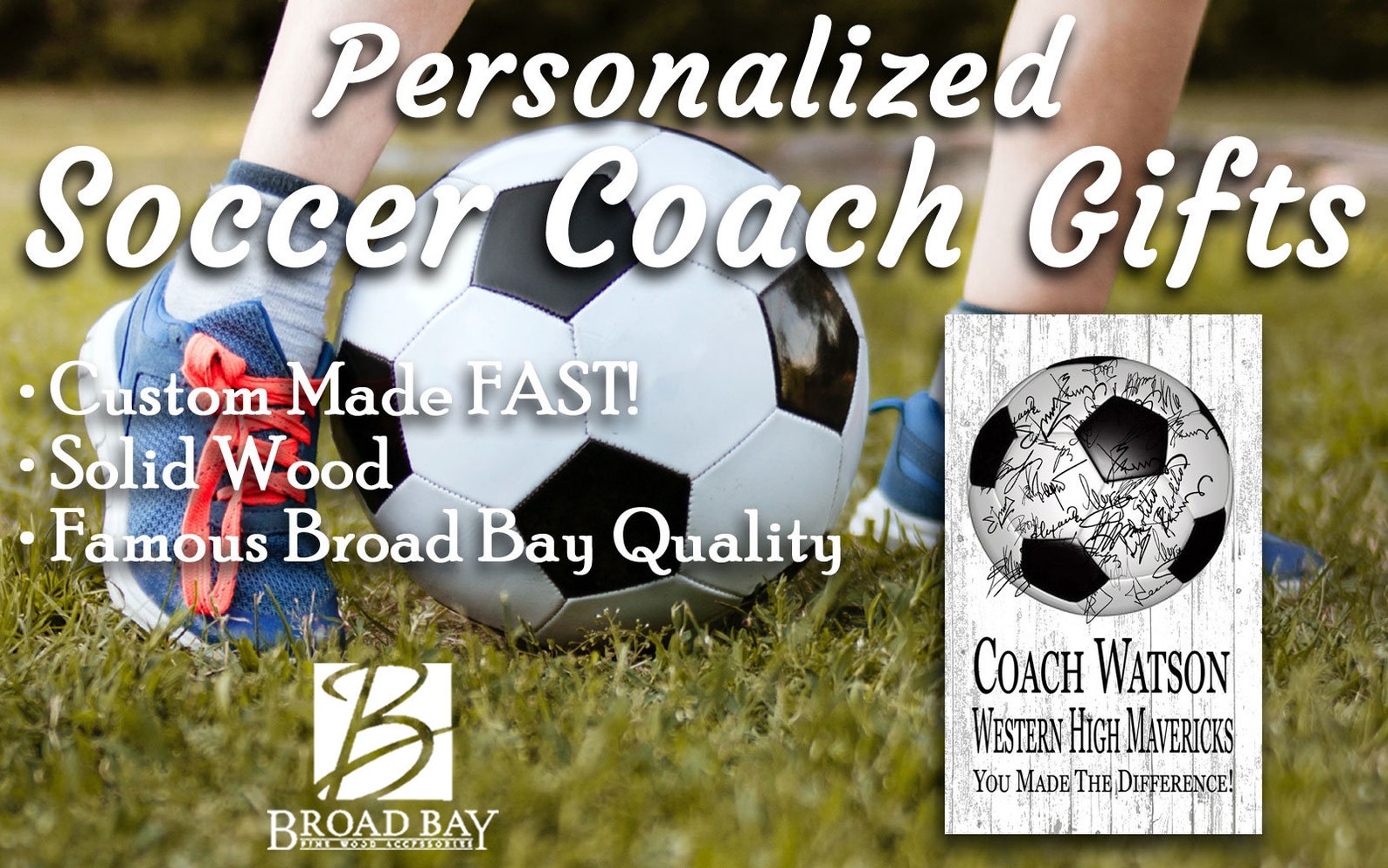 Personalized Soccer Coach Gift Plaque Custom Signable for Team - Etsy