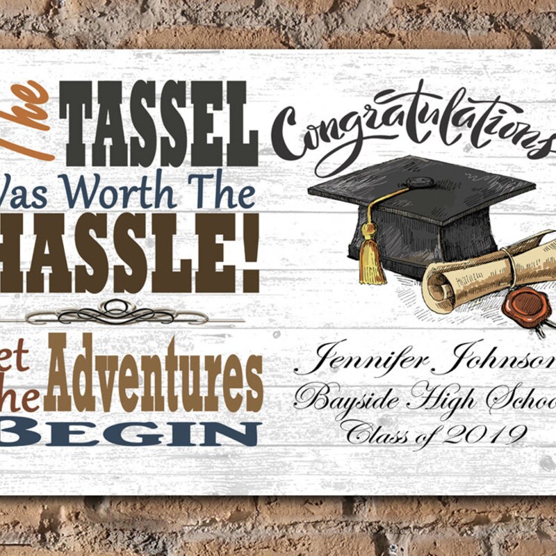 Wood Graduation Signs - Etsy