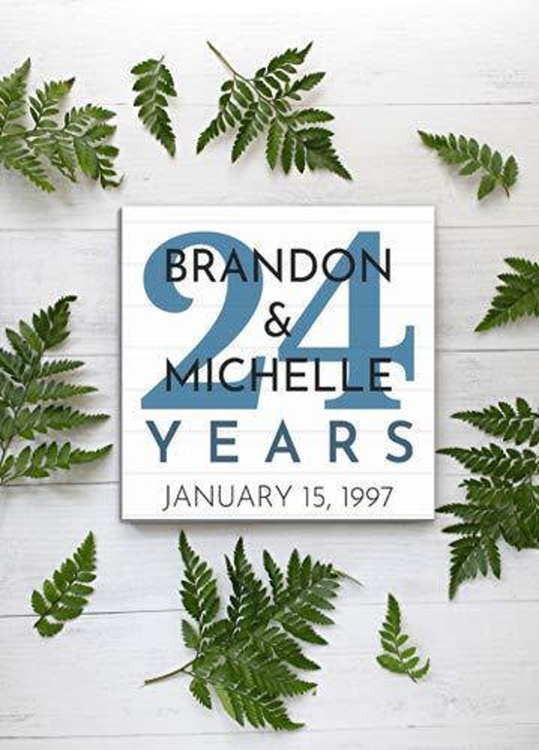Personalized Anniversary Wood Sign: Rustic Couple Name & Date Gift - Etsy