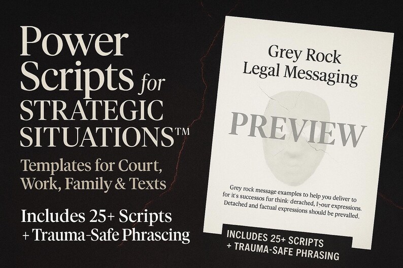 Power Scripts for Strategic Situations™ - Trauma-informed Templates for ...
