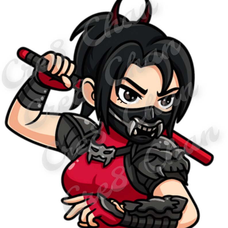 Taki Soul Calibur Emote: Chibi (PNG Files) - Etsy