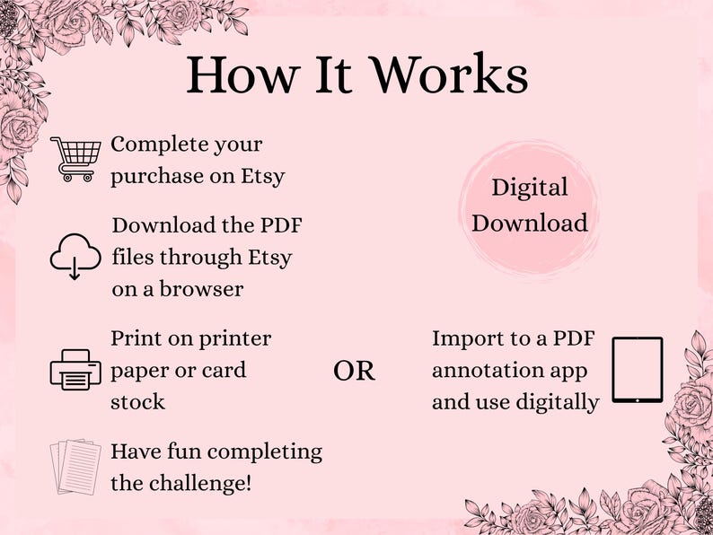 Book Genre Reading Challenge for Reading Journal Activity, Digital Book ...
