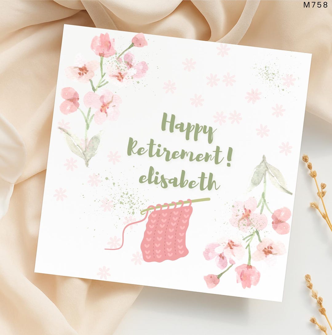 Happy Retirement! Elisabeth-cozy and Personalized Touch for Elisabeth’s ...