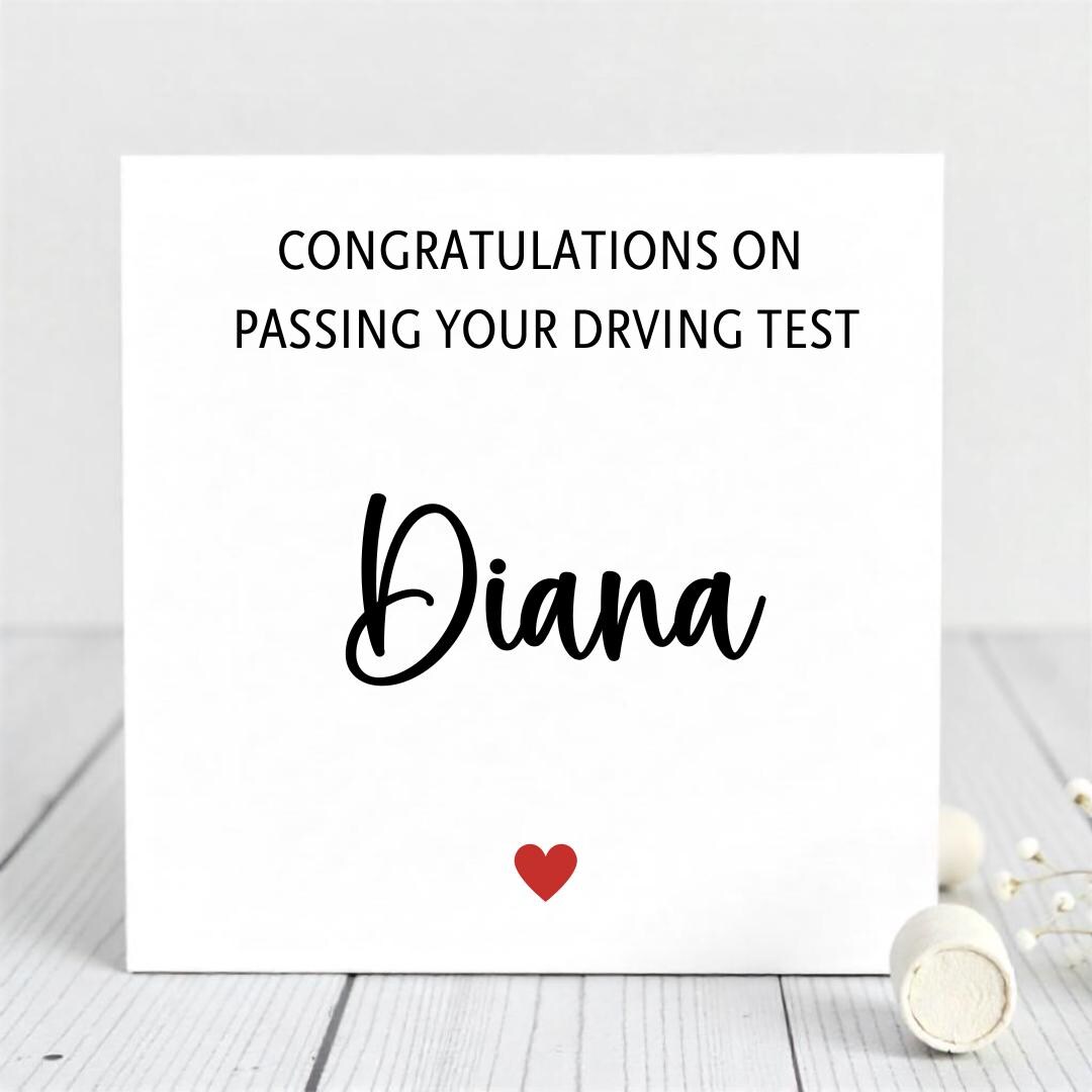 Congratulations on Passing Your Driving Test-you've Passed the Test ...