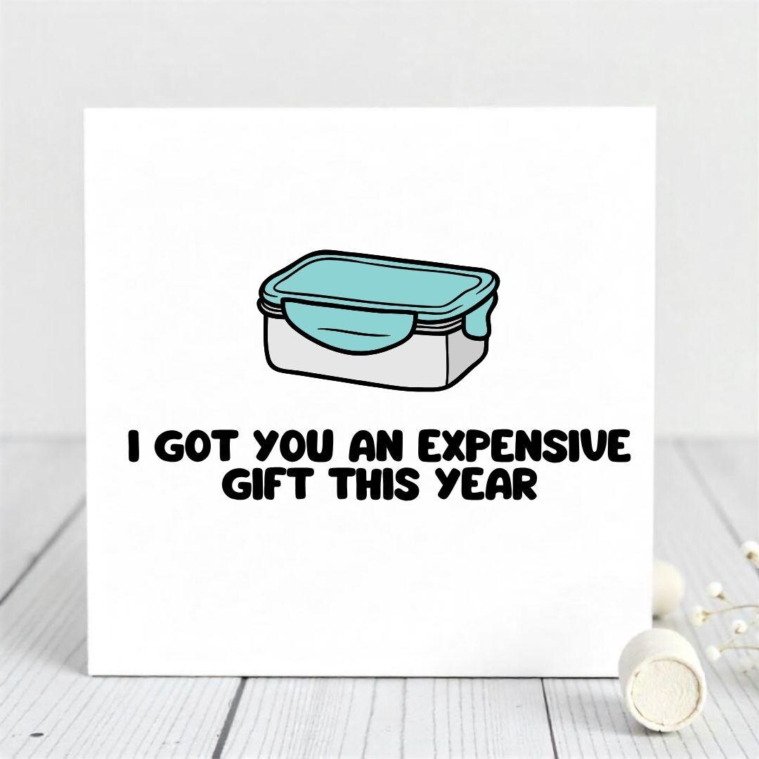Funny Expensive Gift Birthday Card - Personalized Elegant Card - Etsy ...