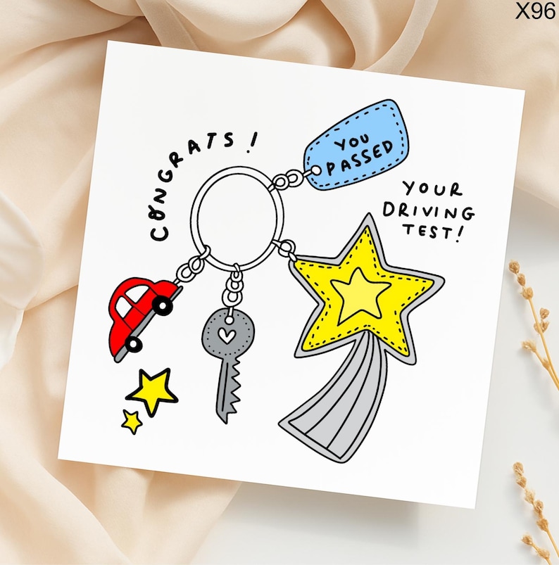 Congratulations Card, Your Driving Test Card, Funny Congrats Card ...