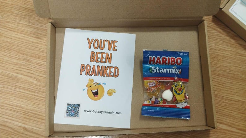 Prank Mail Package: Hilarious Gag Gift With Candy & Funny Card - Etsy