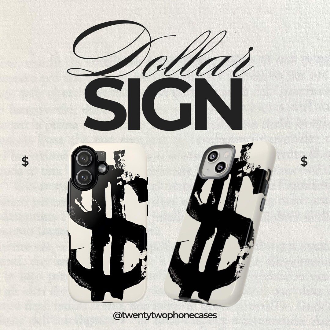 Vintage Dollar Sign Phone Case - Etsy