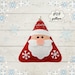 Felt Santa PDF Pattern – Christmas Ornament Sewing Tutorial for ...