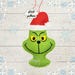 Felt DIY Felt Grinch Ornament PDF Pattern. Create a Cute,simple Felt ...