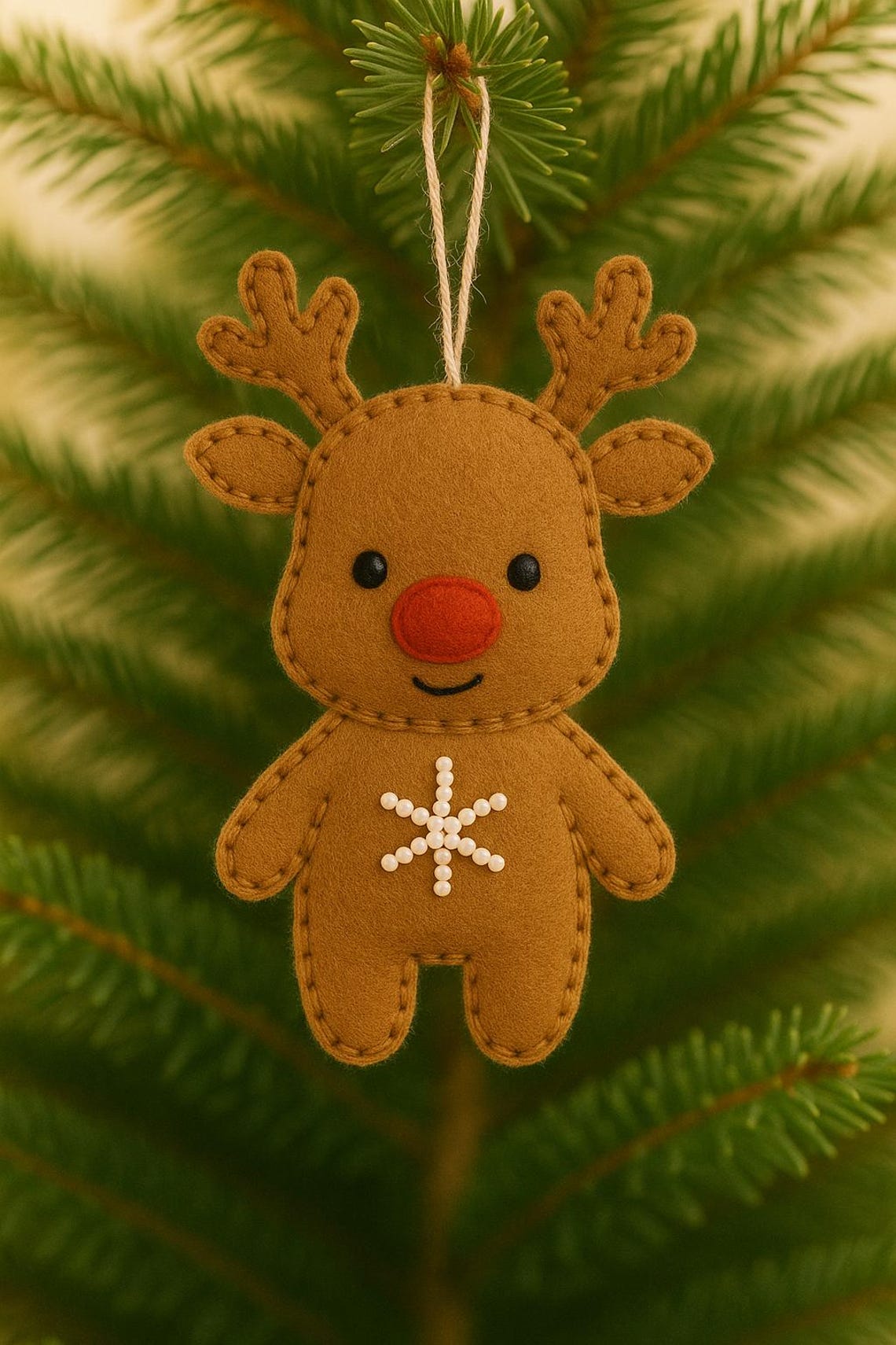 Felt Reindeer Easy.pdf Pattern. Create a Cute,simple Felt Toy Using ...