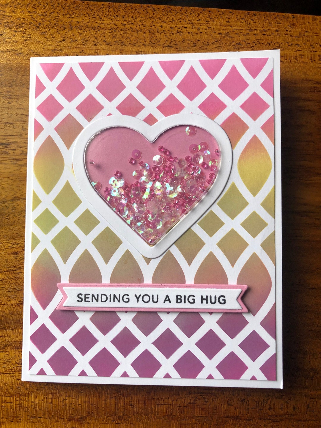 Heart Shaker Card - Etsy