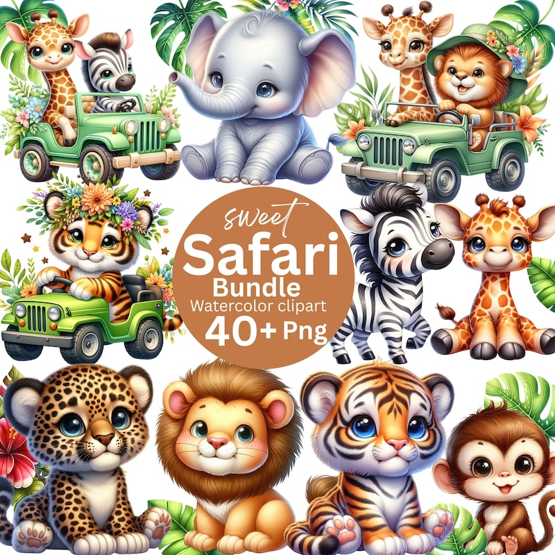 Safari Clipart - Etsy
