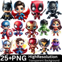 Hashira Squad Clipart Bundle: 9 Chibi Anime Characters (digital ...
