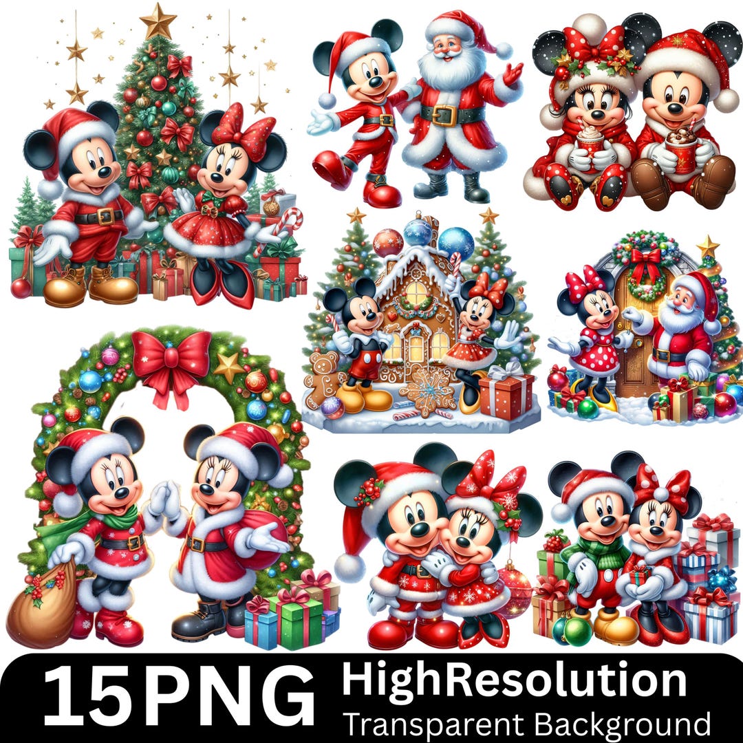 Christmas Mouse Png, Cartoon Christmas Png, Trending Christmas Png ...