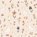 Silly Goose Seamless Pattern, Silly Goose Repeat Pattern, Cute Nursery ...