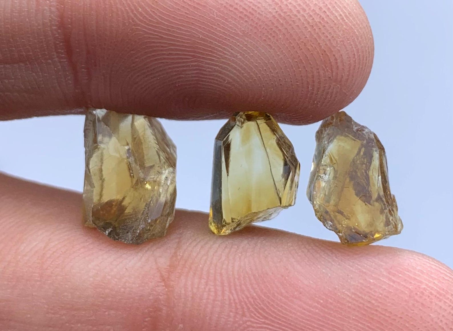 Raw Citrine Gemstone Lot : 274 Carats Rough Yellow Quartz Crystals - Etsy