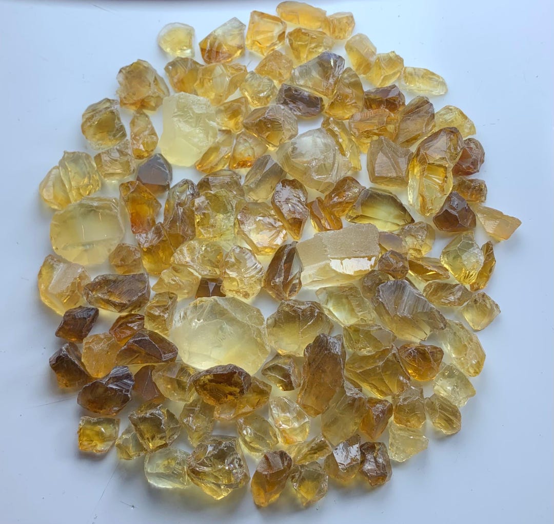 Raw Citrine Gemstone Lot : 274 Carats Rough Yellow Quartz Crystals - Etsy